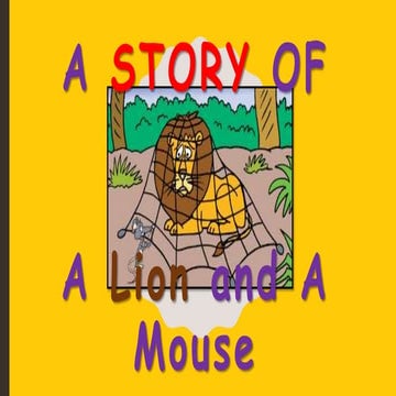 A story of lion and a mouse | PPTX