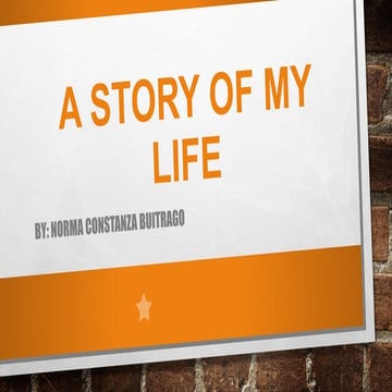 A story of my life | PPTX