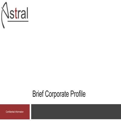 Astral Corporate Profile Nov 2011 | PDF | Computer Software and ...