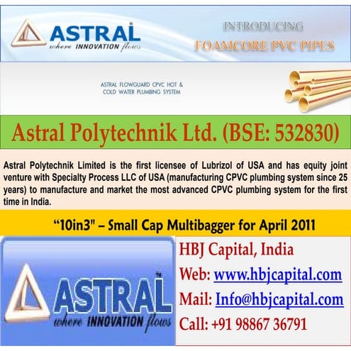 Astral Polytechnik Ltd | PDF | Agriculture | Industries