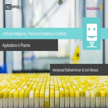 AstraZeneca - chatbot and applications in pharmaceuticals | PPTX
