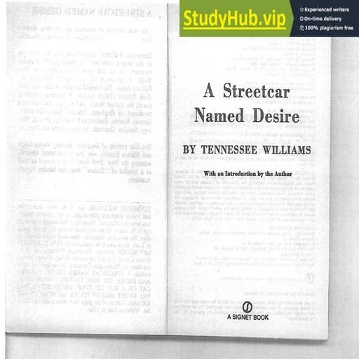 A Streetcar Named Desire | PPT