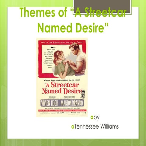 A street car named desire by tennessee williams | PPTX