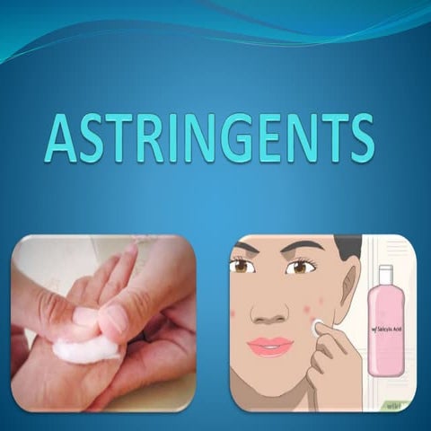Astringents | PPT