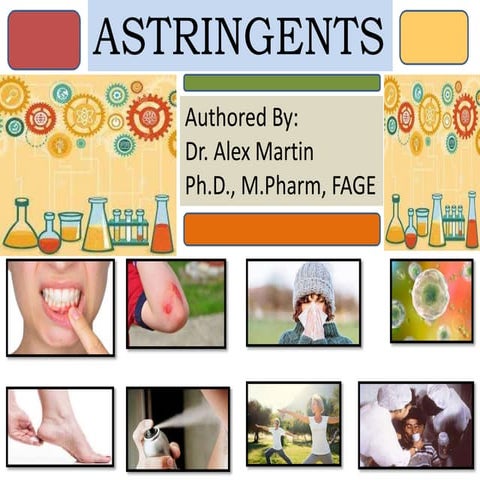 Astringents (PCI syllabus, B.Pharm) | PPTX