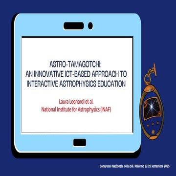Astro-Tamagotchi: an innovative ICT-based approach to interactive ...