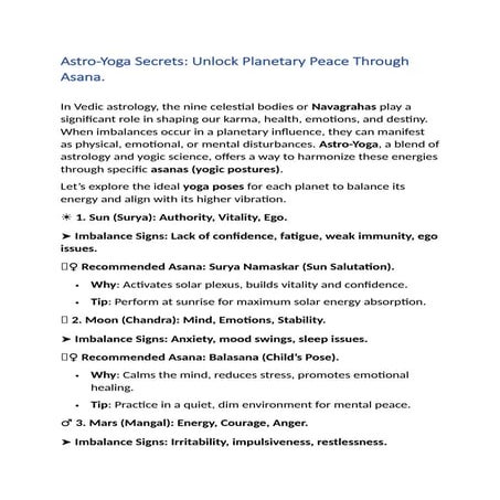 Astro-Yoga Secrets Unlock Planetary Peace Through Asana..docx