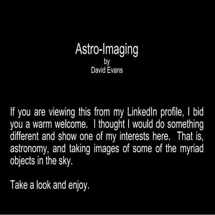 Astro Images with side notes | PPT