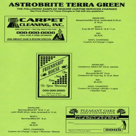 Astrobrite Terra Green | PDF