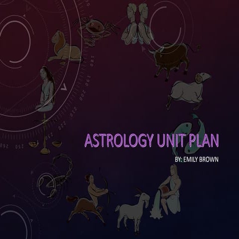 Astrology lesson plan | PPTX