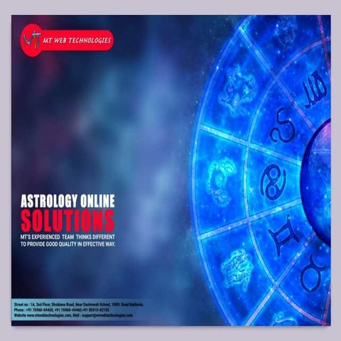 Online Astrology solutions--Professional Astrology Web Solution | PPTX