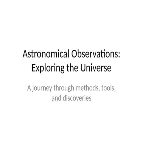 Exploring the Universe: Practical Guide to Modern Amateur Astronomical ...