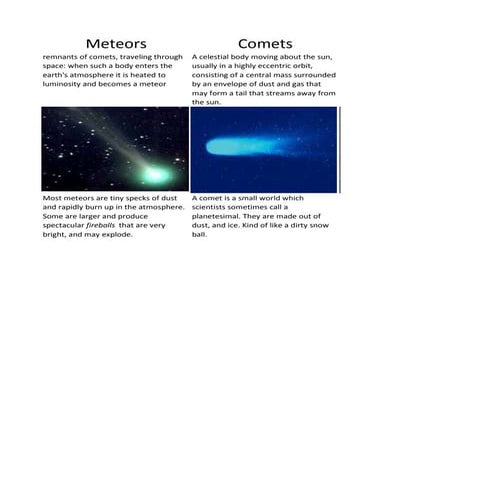 Presentation .- meteors | PPTX