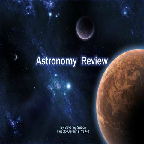 Astronomy review | PPTX | Astrology | Religion & Spirituality