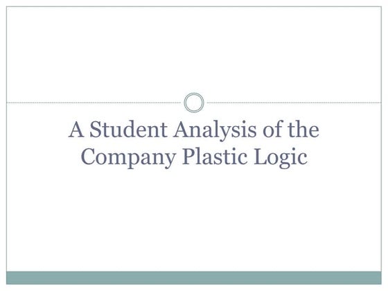Plastics | PPTX | Chemistry | Science