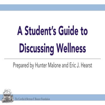 An Introduction and Discussion of Wellness | PDF