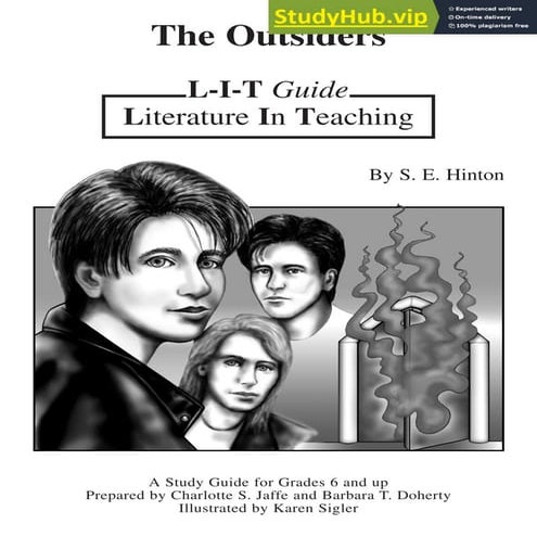A Study Guide For Grades 6 And Up Prepared The Outsiders Literature In ...