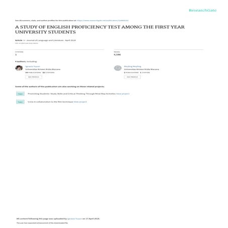 English Language Proficiency: All You Need To Know | PPTX