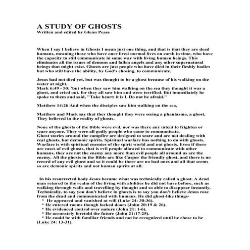 A study of ghosts | PDF