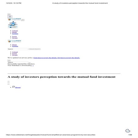 A study of investors perception towards the mutual fund investment.pdf