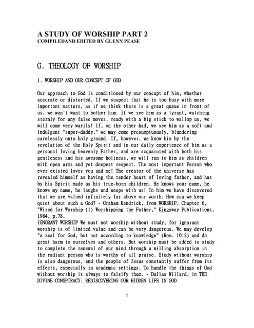 Worship presentation | PPT