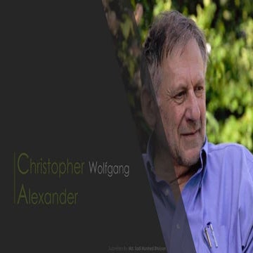 A study on Christopher Alexander | PDF