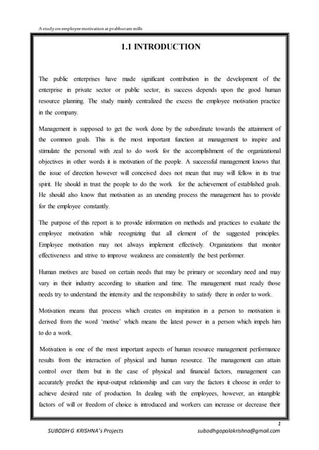 Proposal Employee Motivation | PDF