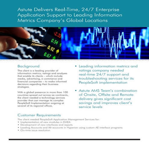 Astute Case Study - Application Management Services for Global Media ...