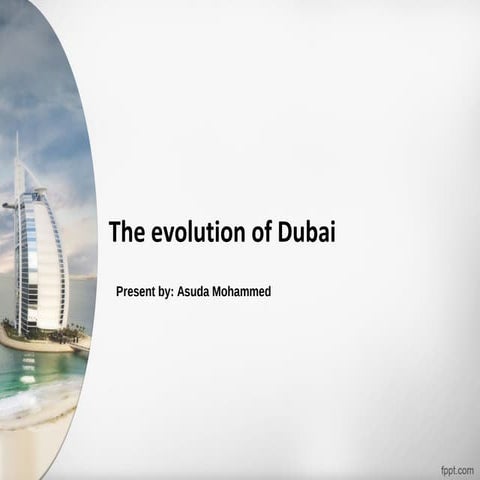 evolution of dubai | PPT