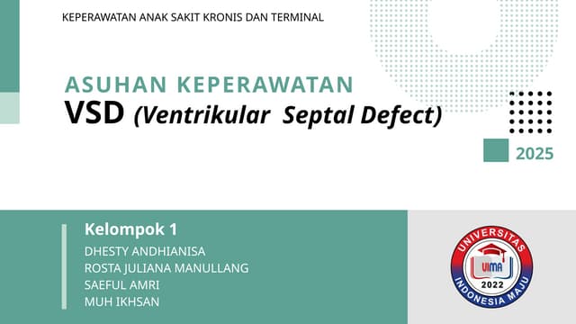 ASKEP VENTRICULAR SEPTAL DEFECT (VSD) | DOCX
