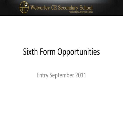 A summary of our sixth form | PPTX