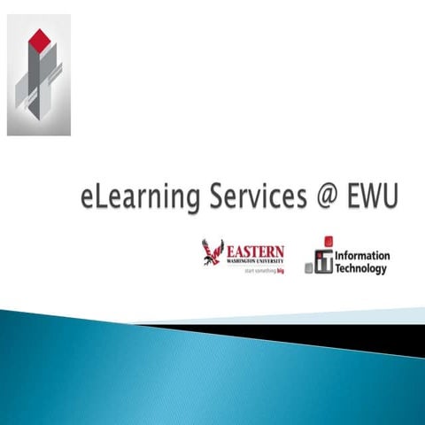 EWU eLearning Services - INTRO | PPT
