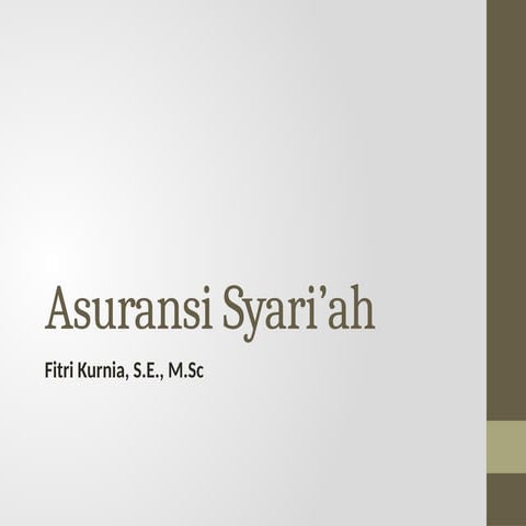 Materi Bank dan LKIs Asuransi Syari’ah .pptx