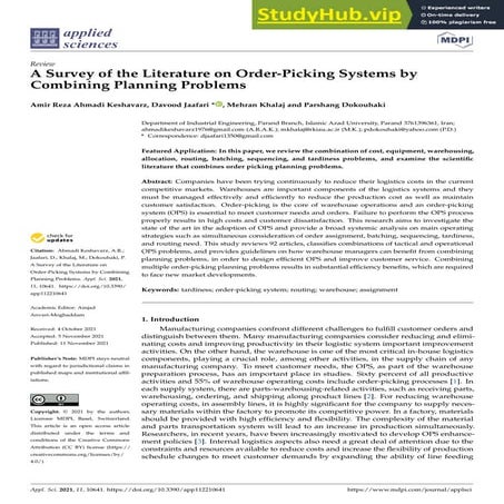 How to improve order picking efficiency | PDF