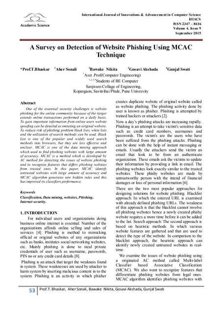 PHISHING DETECTION | PPTX