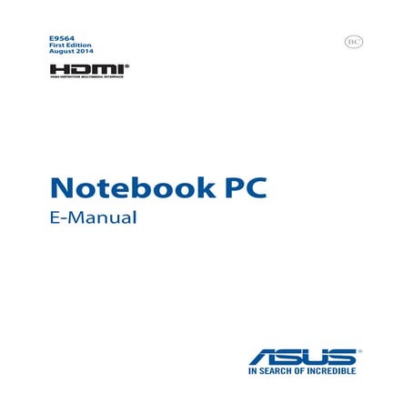 ASUS EeeBook X205TA Manual PDF / User Guide | PDF