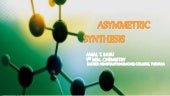 Asymmetric synthesis notes | PDF
