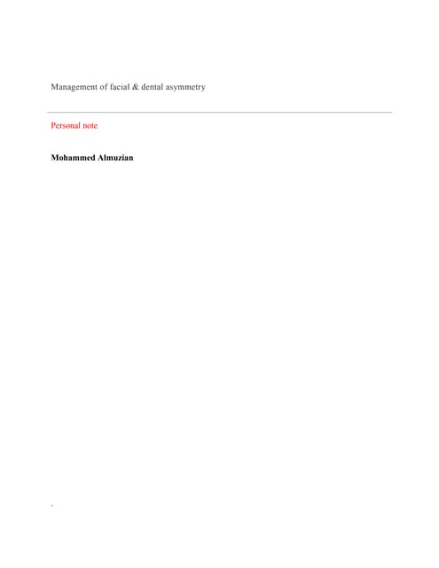 Tessier classification for orthodontist by Almuzian | PDF