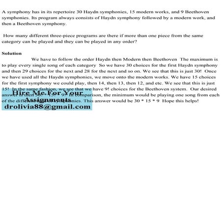 A symphony has in its repertoire 30 Haydn symphonies, 15 modern work.pdf