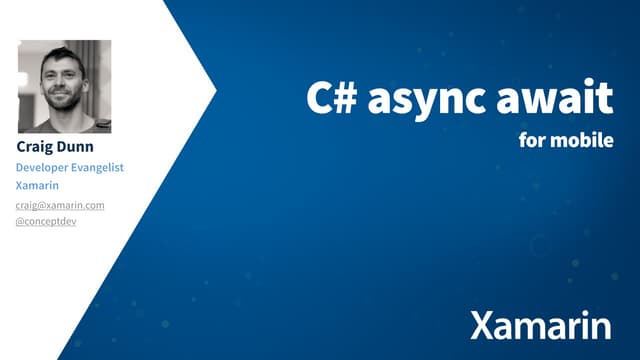 Async Await For Mobile Apps Ppt
