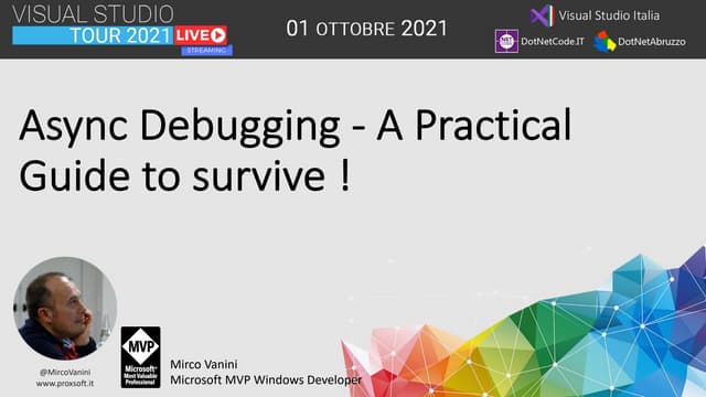 Async Debugging - A Practical Guide to survive ! | PPT Async Debugging - A Practical Guide to survive ! | PPT