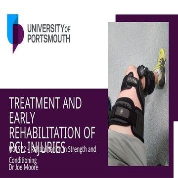 Asynch - Treatment and Early Rehabilitation of PCL Injuries.pptx