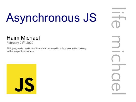 Asynchronous Javascript Programming With Callbacks And Promises Ppt 8311