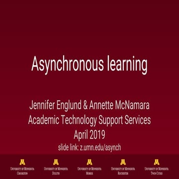 Asynchronous learning | PPTX