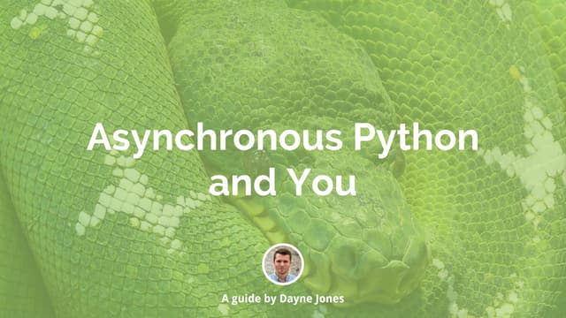 Asynchronous Python And You Pdf Web Development Internet 1866
