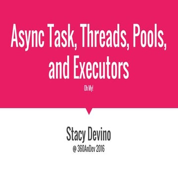 Async Task Threads Pools And Executors Oh My Ppt 