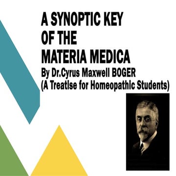 A SYNOPTIC KEY. homoeopathy repertory .. | PPTX