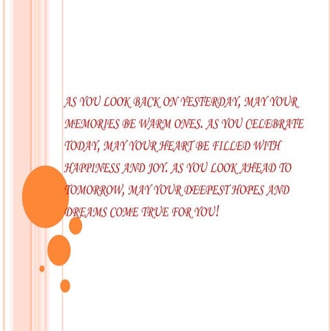 As you look back on yesterday, may | PPT