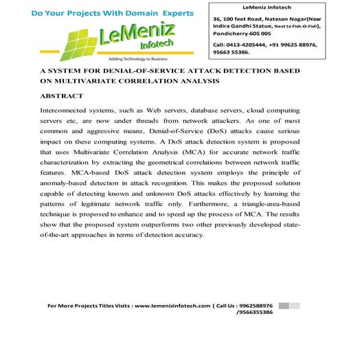 A system for-denial-of-service-attack-detection-based-on-multivariate-correlation-analysis-pdf | PDF