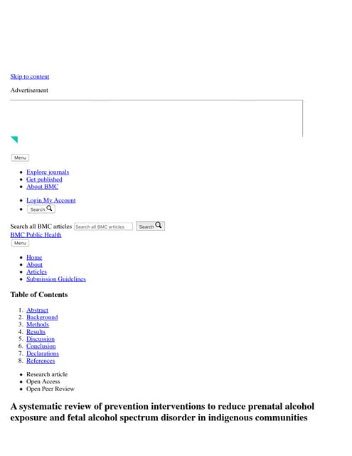FETAL ALCOHOL SYNDROME(FAS) | PPTX